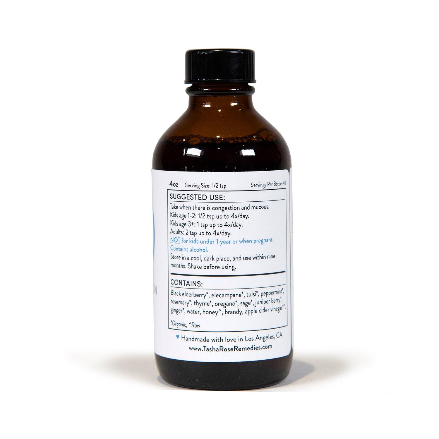 Organic Congestion and Cough Syrup - nasal & chest congestion relief ...